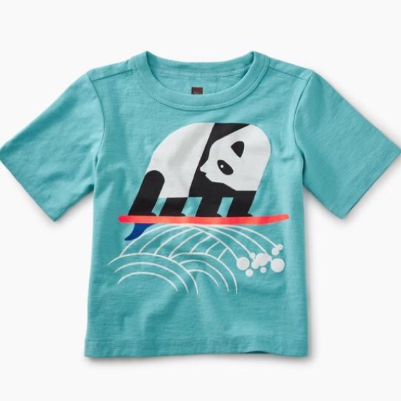 Tea Collection | Shirts & Tops | Nwt Tea Collection Surfing Panda ...
